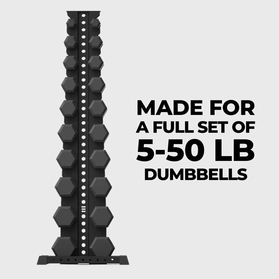 Delta | 10-Tier Vertical Dumbbell Rack
