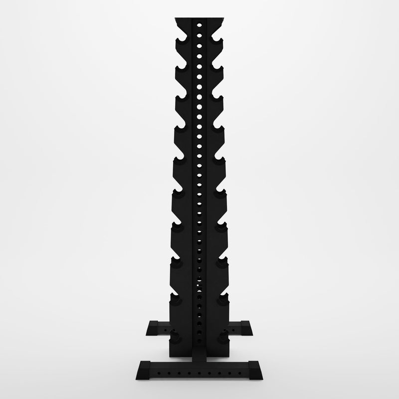 10-Tier Vertical Dumbbell Rack | Synergy Custom Fitness