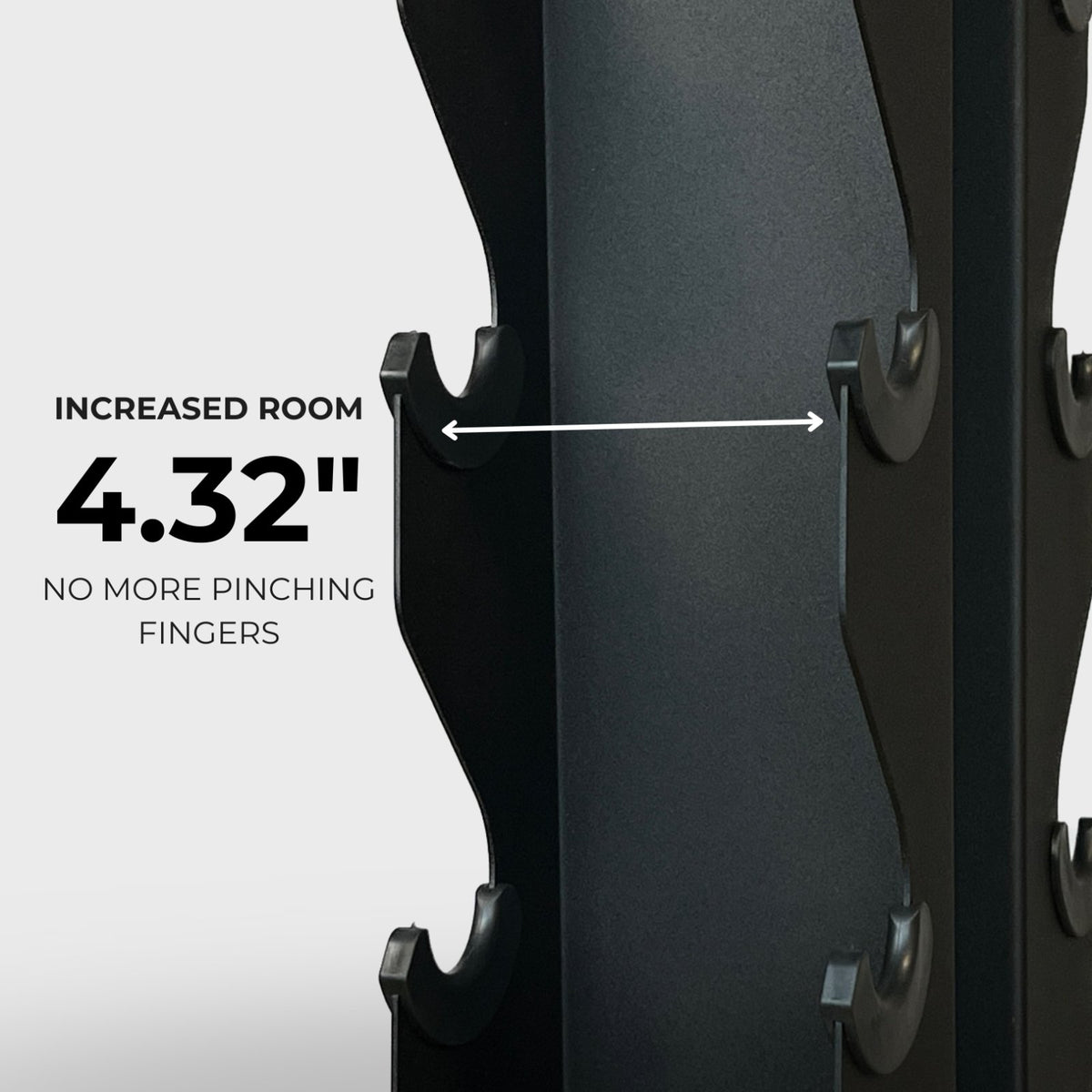Alpha | 8-Tier Vertical Dumbbell Rack