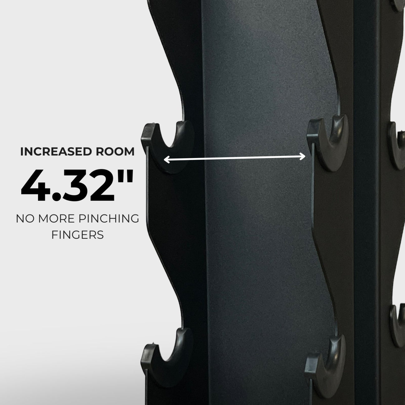 Alpha | 8-Tier Vertical Dumbbell Rack