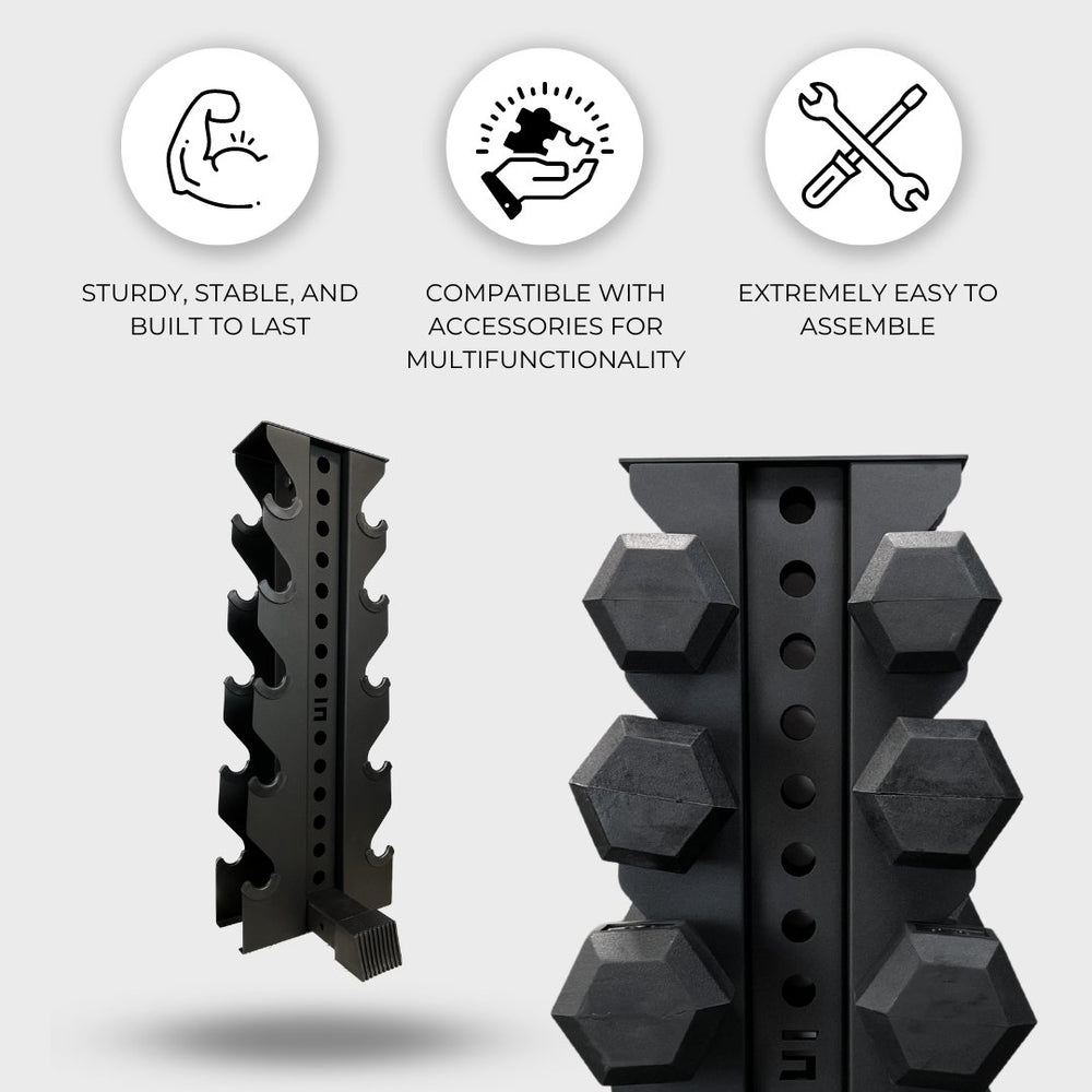 Bravo | 5-Tier Vertical Dumbbell Rack